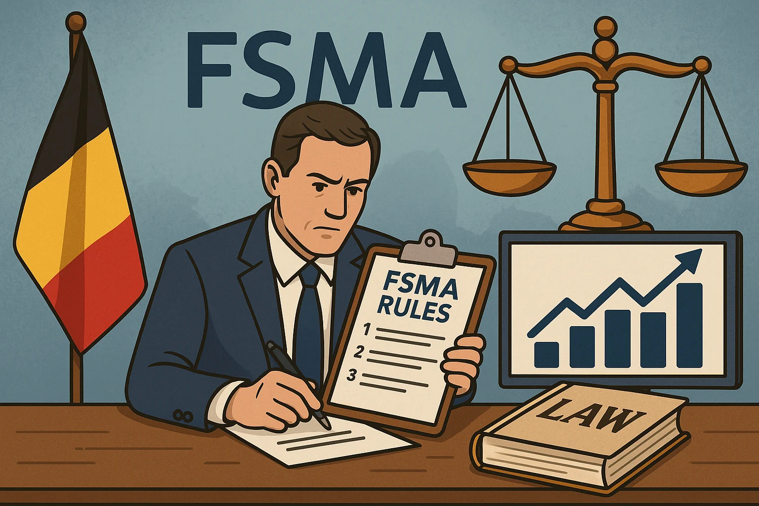 قوانين FSMA هيئة الخدمات والأسواق المالية البلجيكية | المراقب