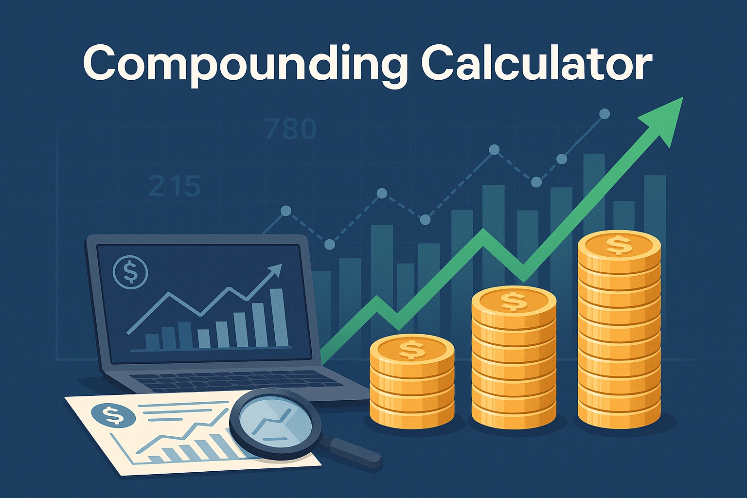 شرح حاسبة التراكم (Compounding Calculator Explained) | المراقب