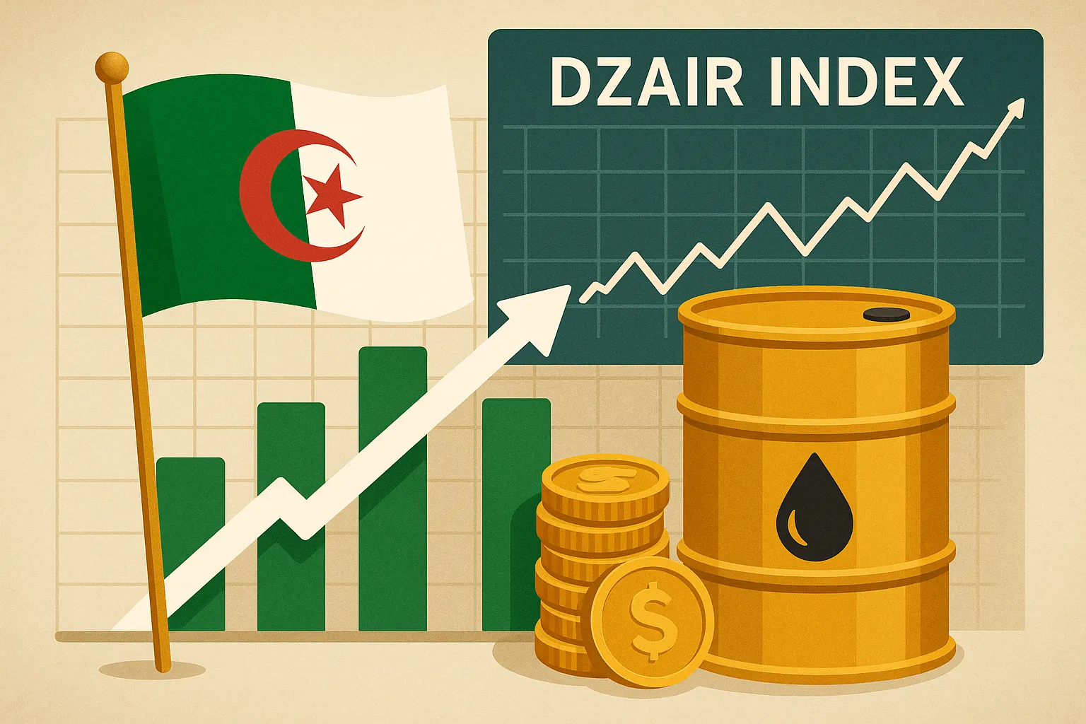 مؤشر بورصة الجزائر (DZAIR Index): قراءة في اقتصاد يعتمد على الطاقة ...