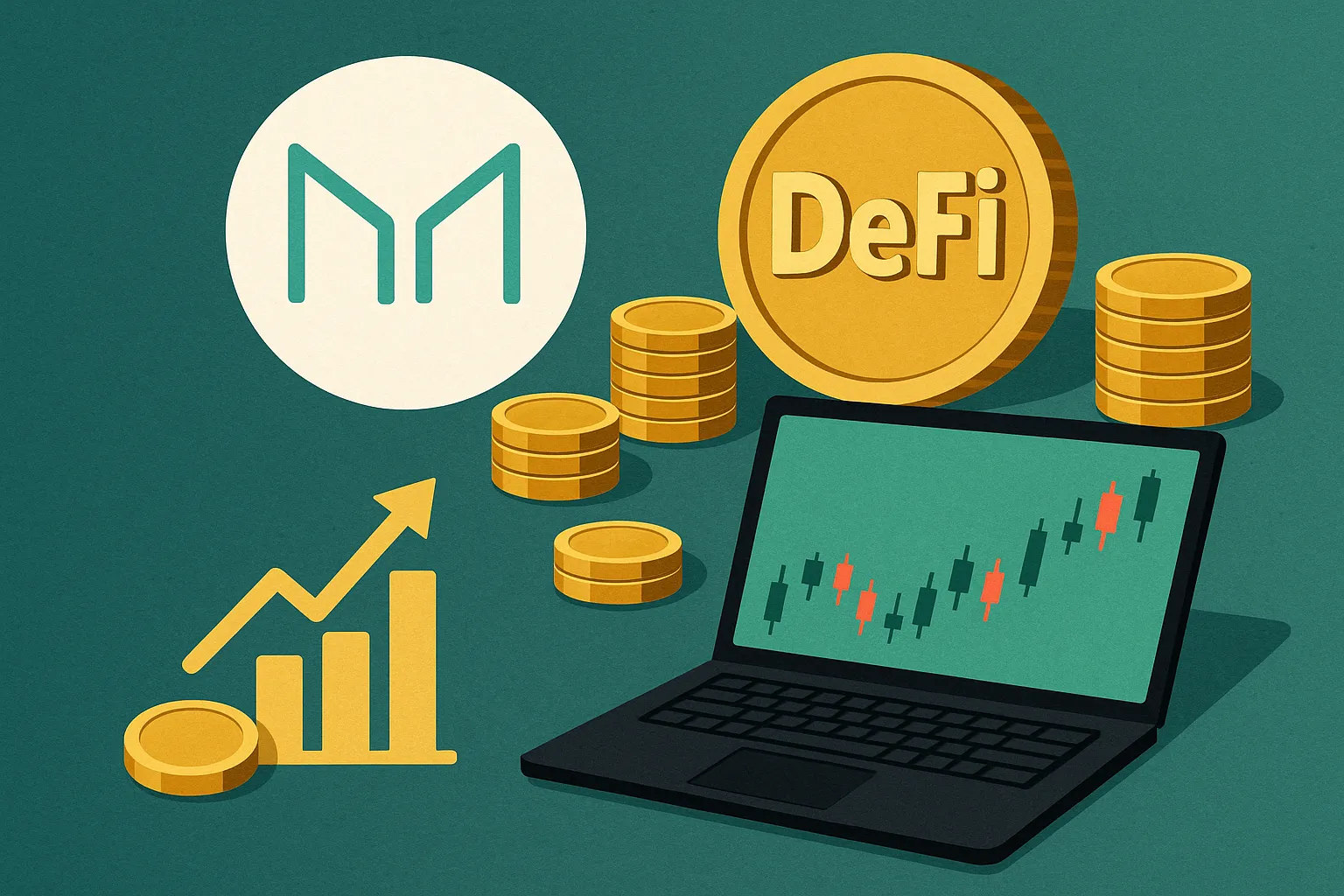 ميكر | Maker – MKR | تداول أحد أهم مشاريع التمويل اللامركزي DeFi | المراقب